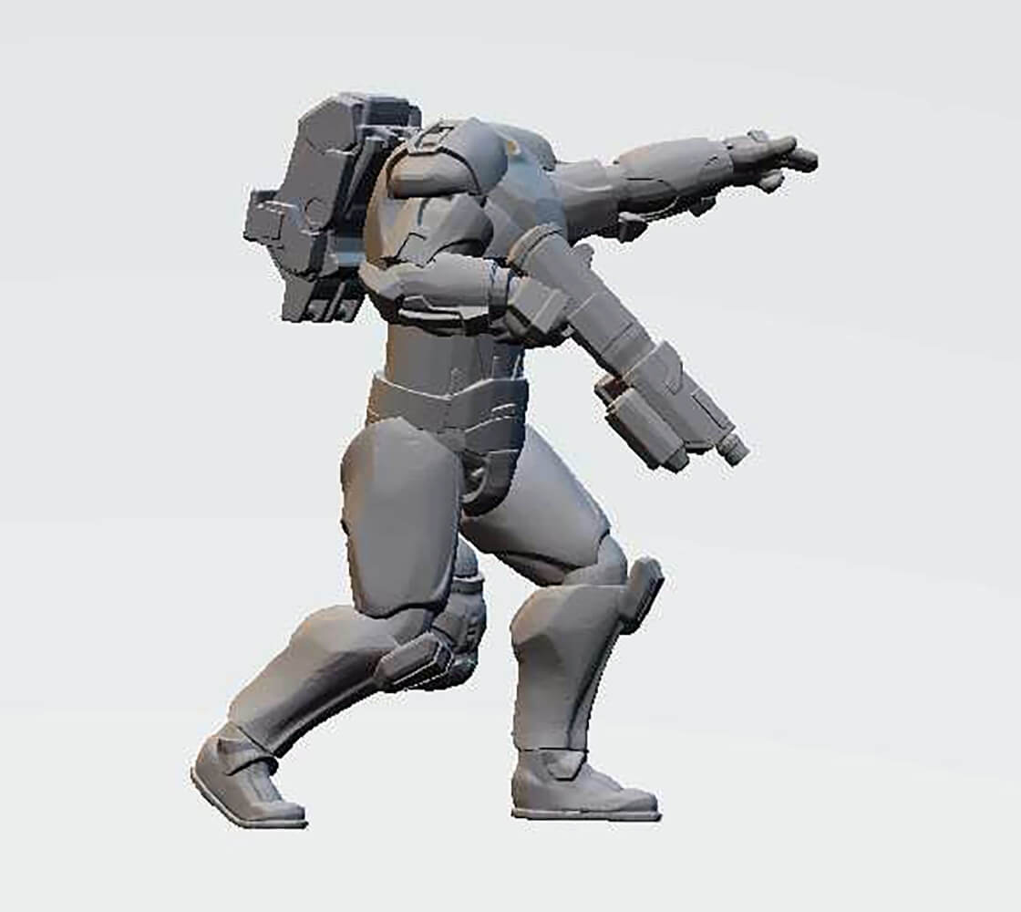 Vanguard Trooper Elite - 3D Print Model by 3DPrintingDesigner