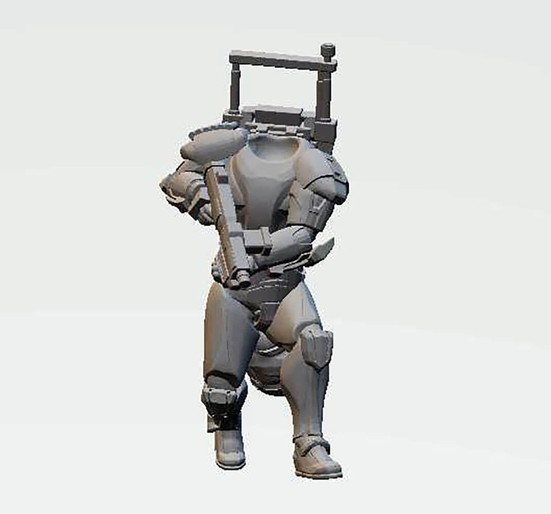 Vanguard Trooper Elite - 3D Print Model by 3DPrintingDesigner