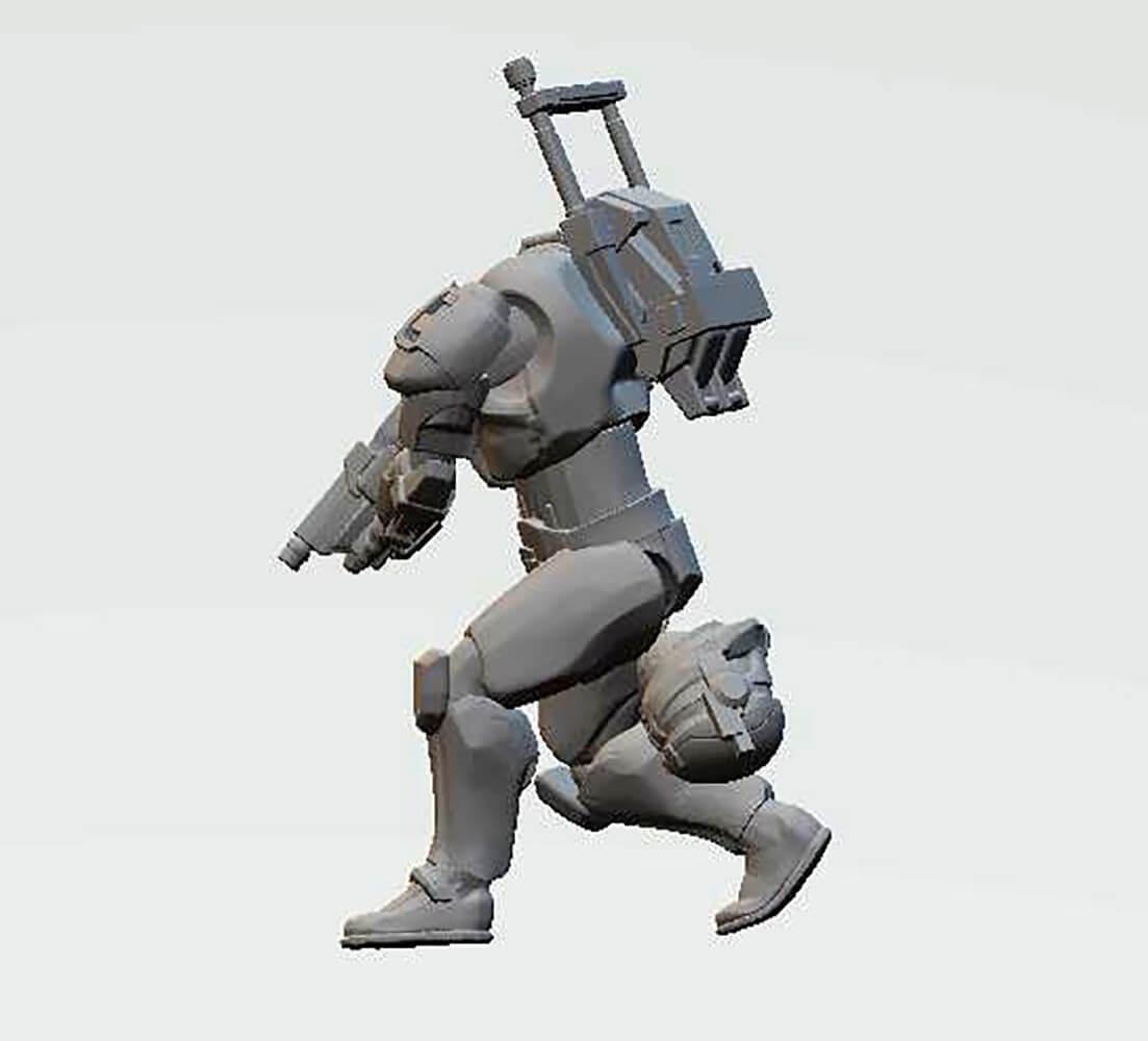 Vanguard Trooper Elite - 3D Print Model by 3DPrintingDesigner