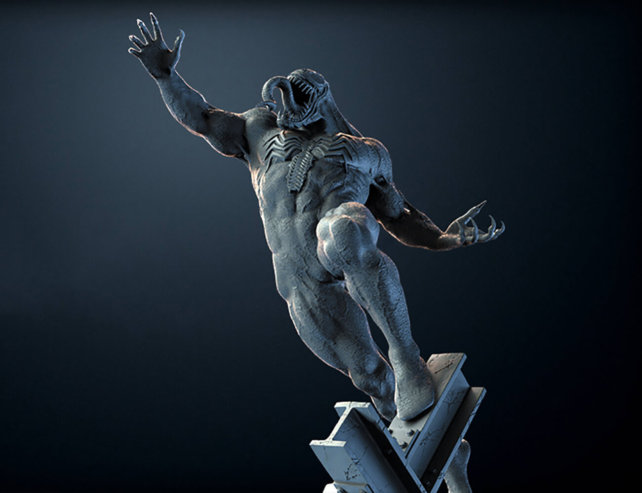 Venom (Venom) - 3D Print Model by 3DPrintingDesigner