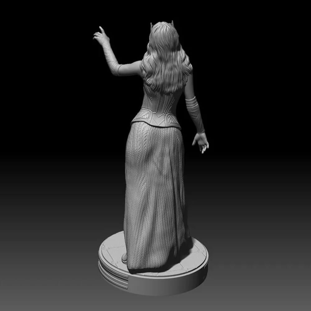 Wanda Scarlet Witch - 3D Model by 3DPrintingDesigner