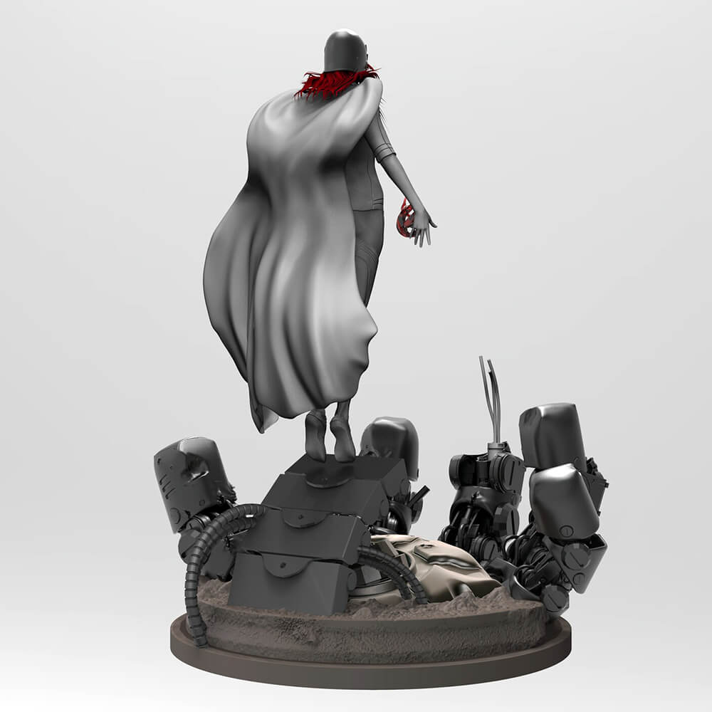 Wanda - Scarlet Witch 3D Print Model by 3DPrintingDesigner