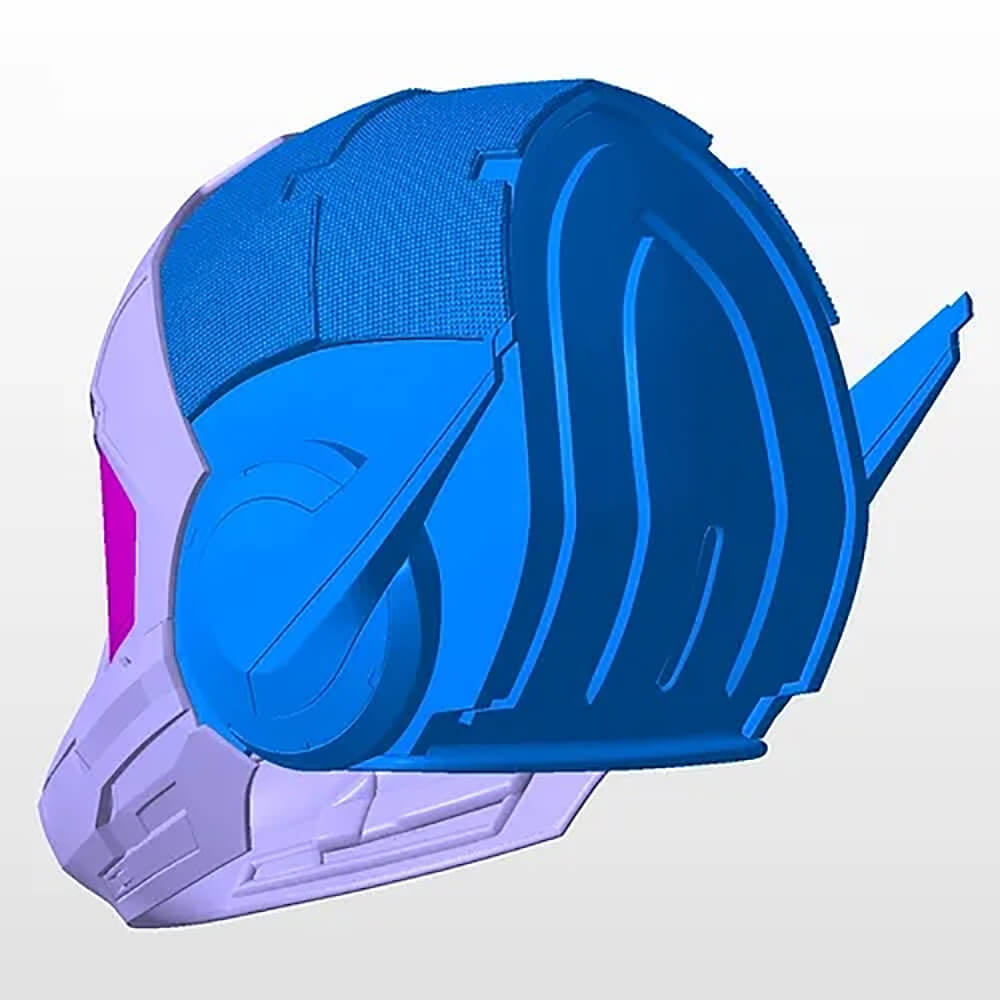 Wasp Female Helmet - 3D Model by 3DPrintingDesigner