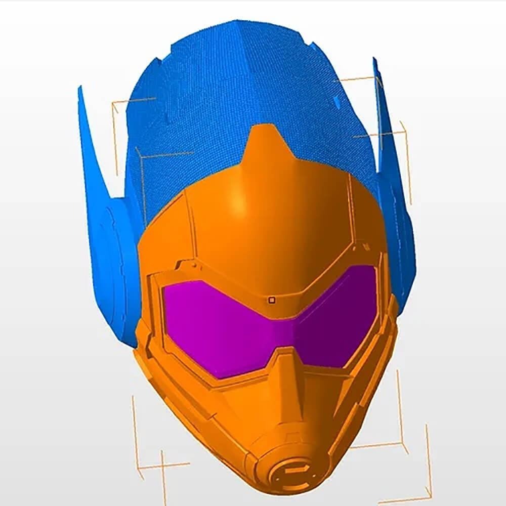 Wasp Female Helmet - 3D Model by 3DPrintingDesigner
