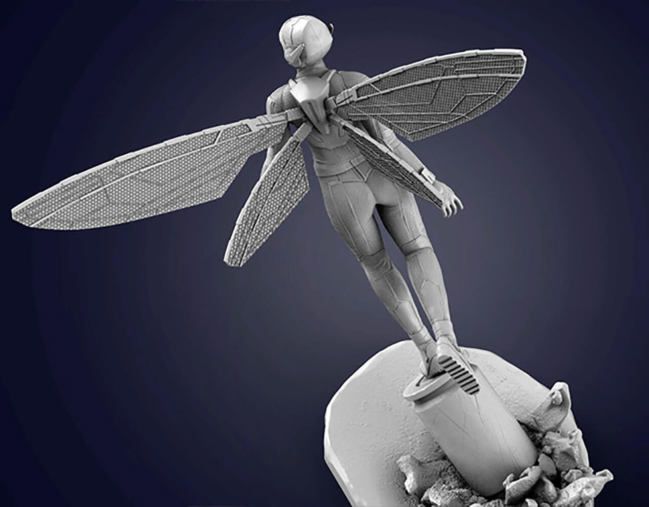 Wasp Figurines - 3D Model by 3DPrintingDesigner