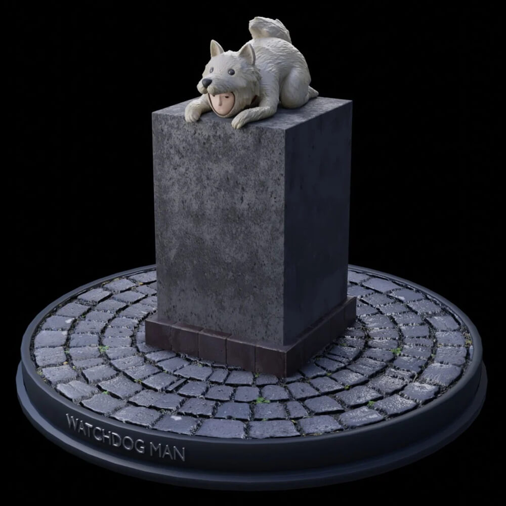 Watchdog Man - One Punch Man 3D Model by 3DPrintingDesigner