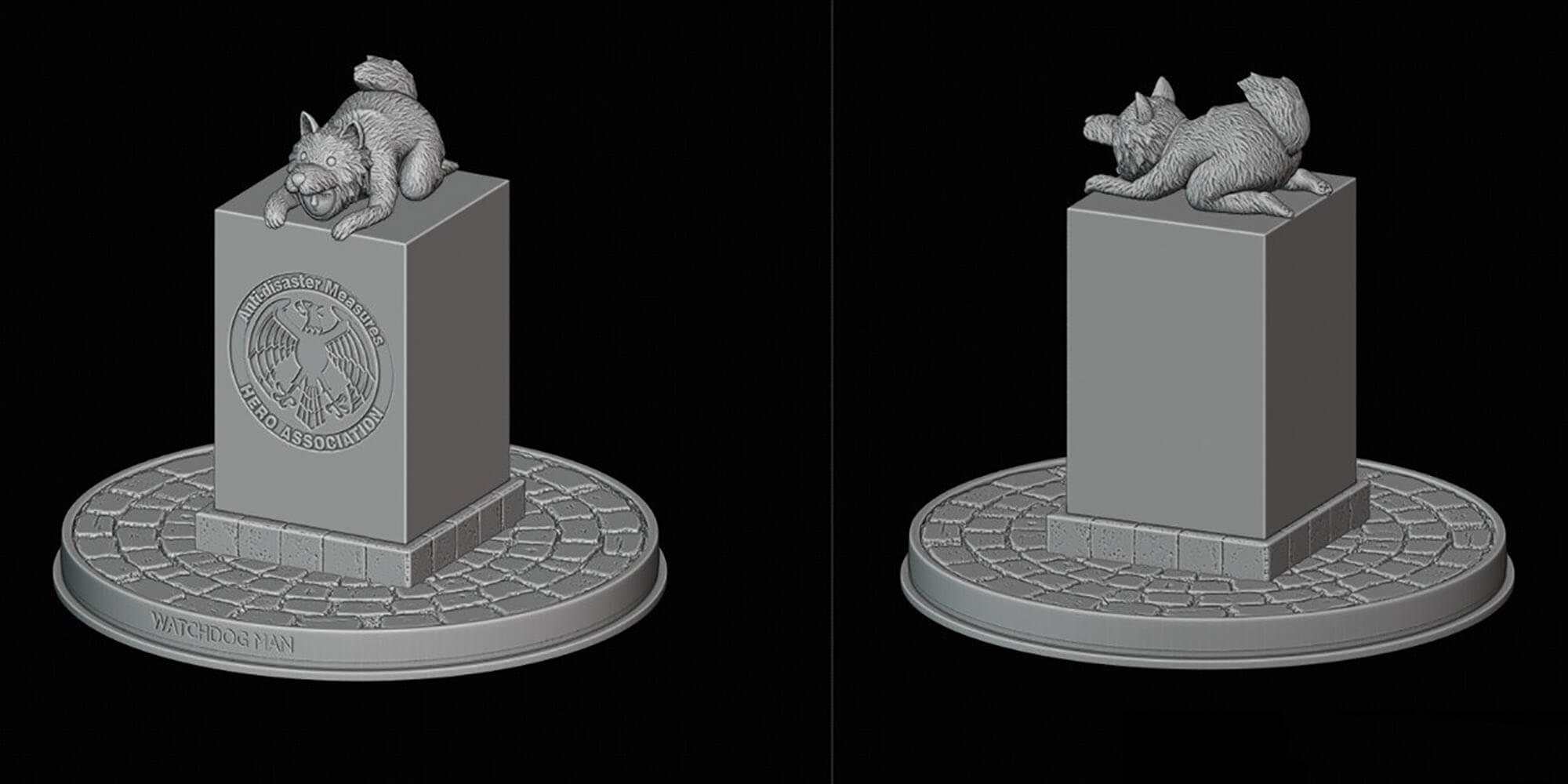 Watchdog Man - One Punch Man 3D Model by 3DPrintingDesigner