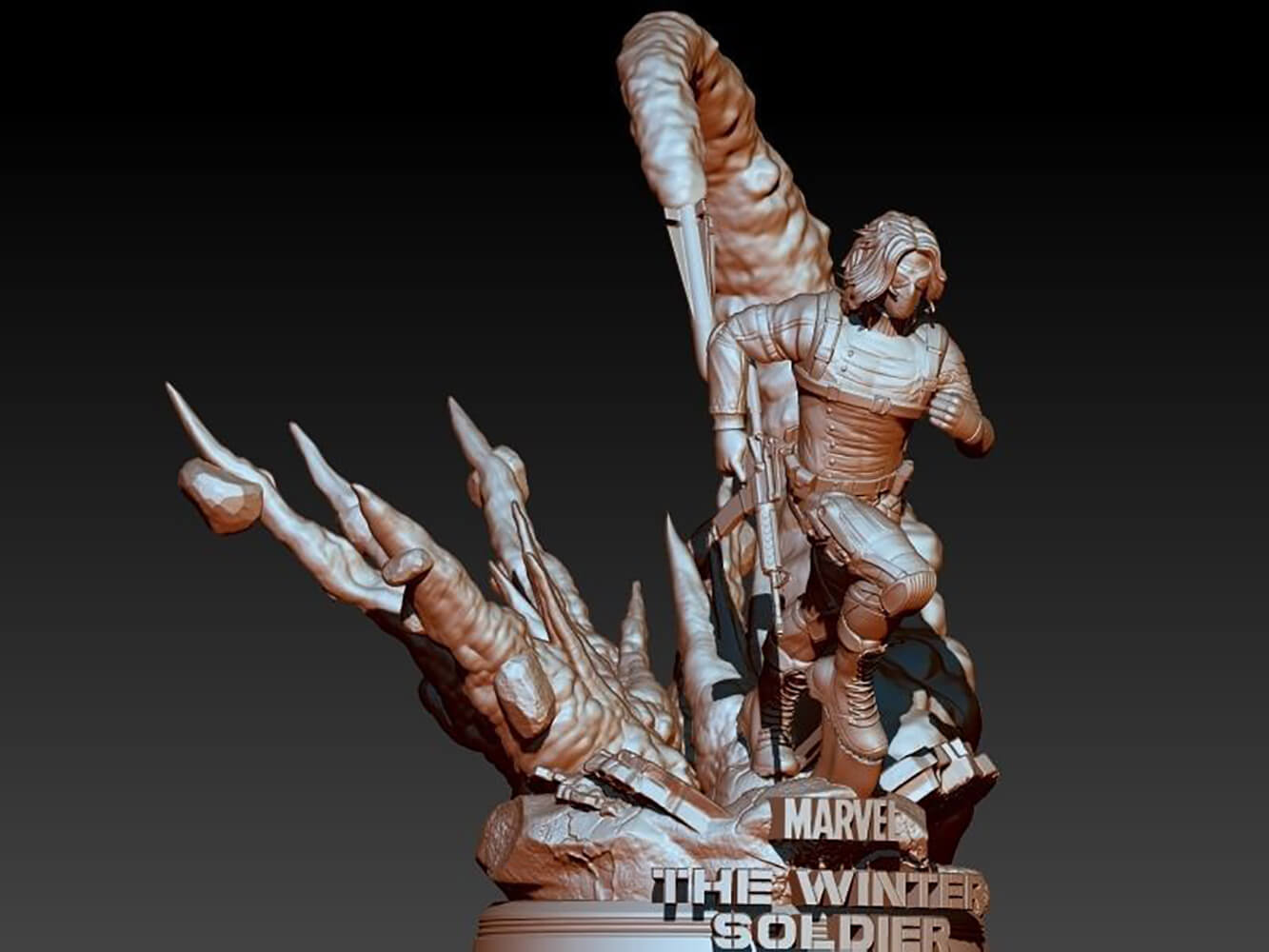 Winter Soldier - 3D Print Model by 3DPrintingDesigner