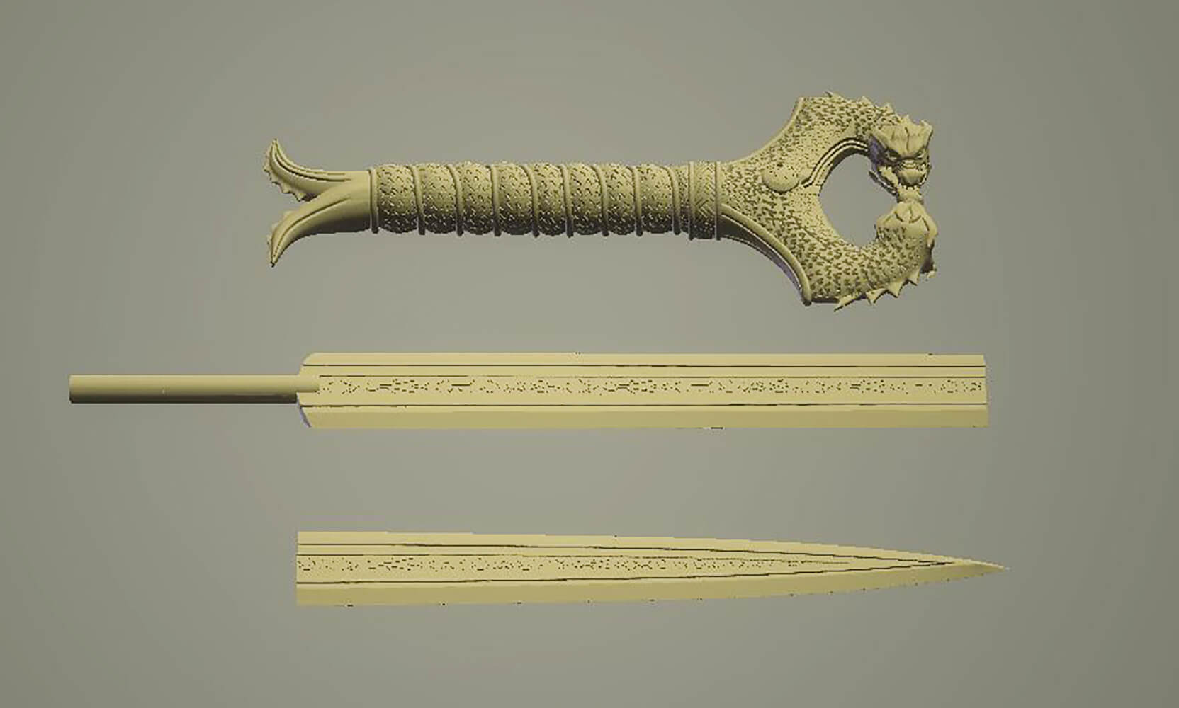 Wonder Woman Sword - 3D Model by 3DPrintingDesigner