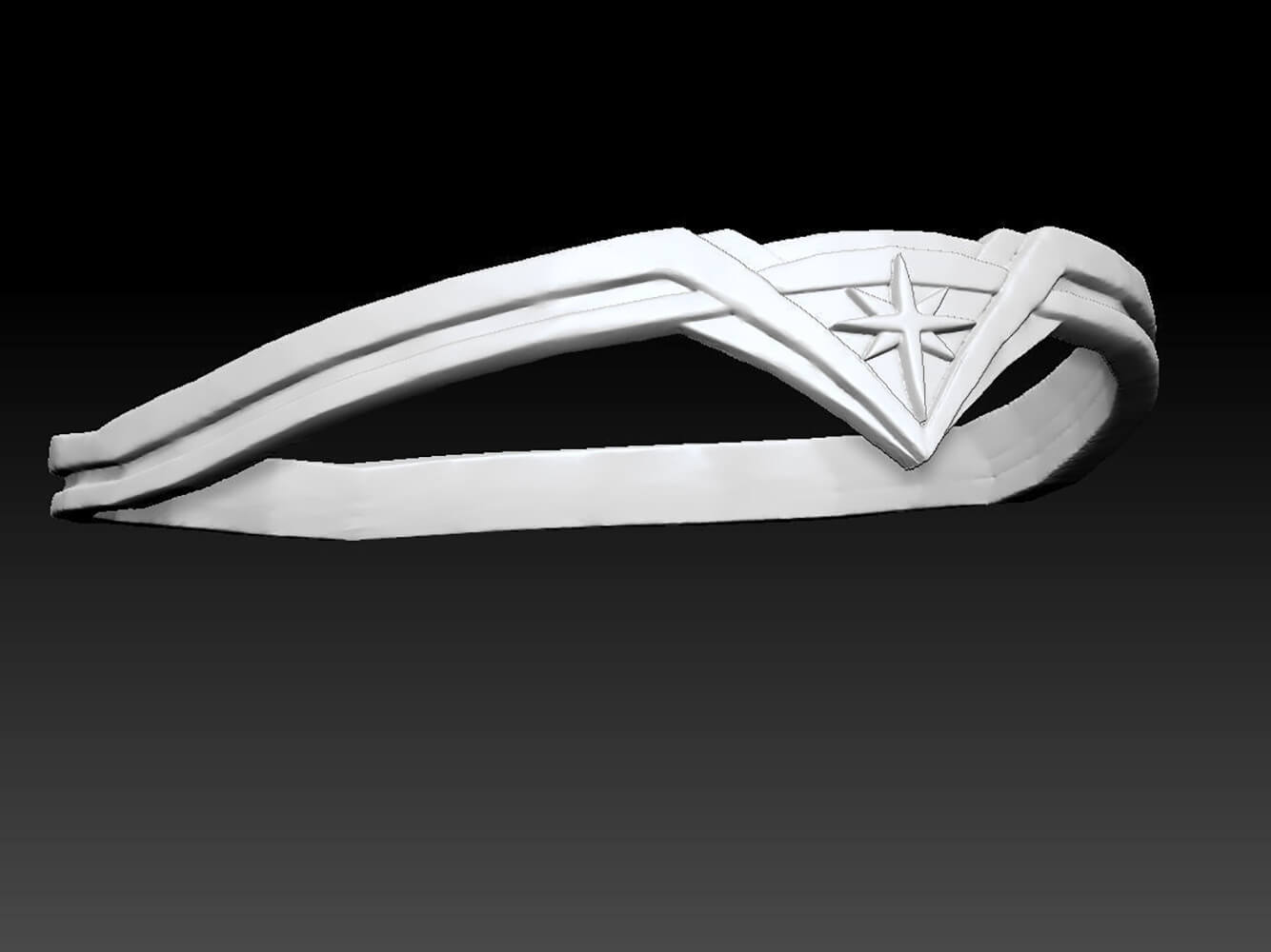 Wonder Woman Tiara Gal Gadot - 3D Model by 3DPrintingDesigner