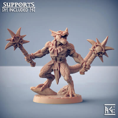 Goldmaw Lizard Fighter - 3D Model by 3dprintingmodel