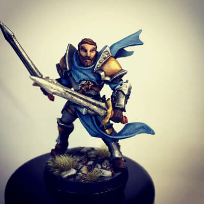 Human Fighters Guild Miniature - 3D Print Model by 3dprintingmodel