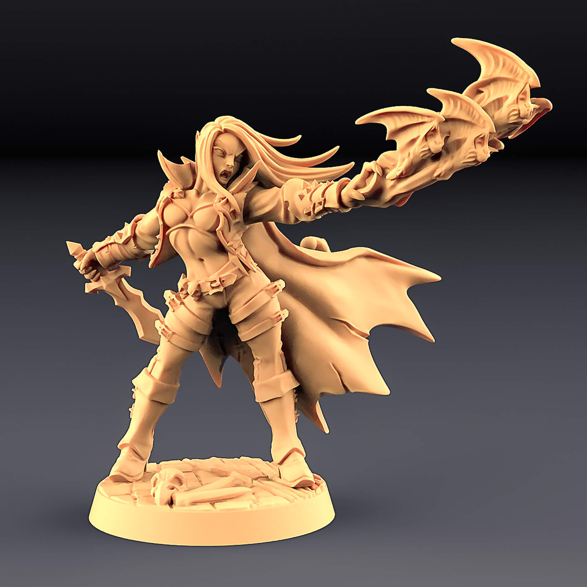 Soulless Bloodseeker Lady - 3D Model by 3dprintingmodel