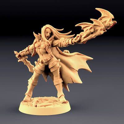 Soulless Bloodseeker Lady - 3D Print Model by 3dprintingmodel