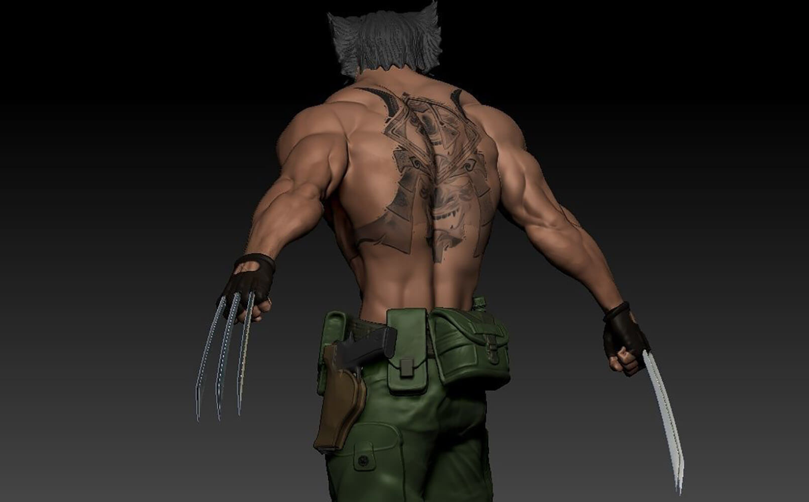 Logan Soldier - 3D Print Model by 3dprintmodel91