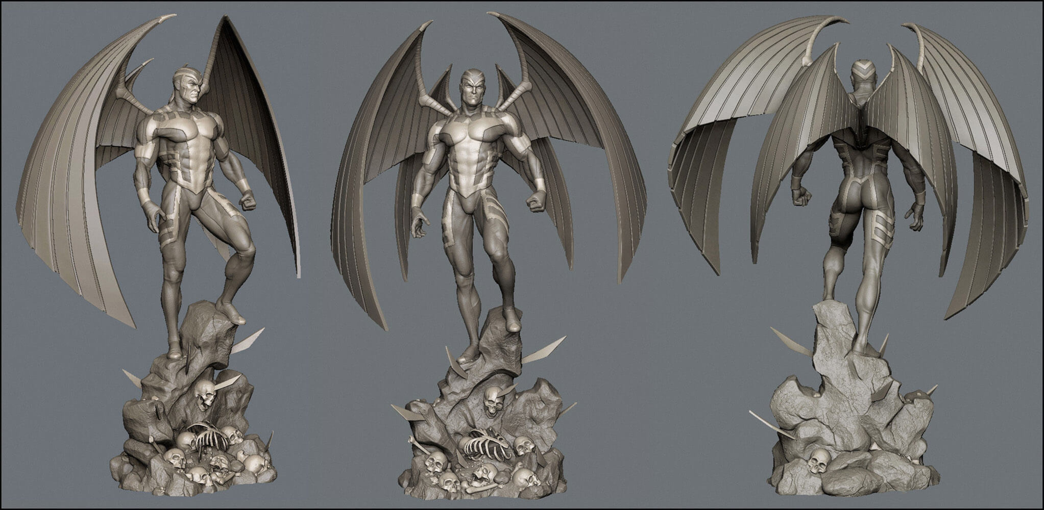 Archangel Xmen - 3D Print Model by 3dprintmodel91