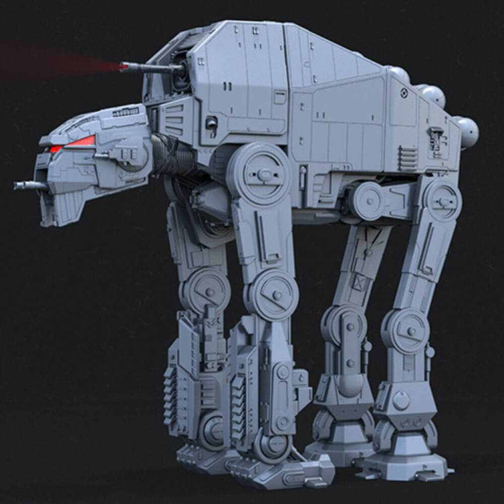 At-M6 Walker 3D Model by 3dprintmodel91