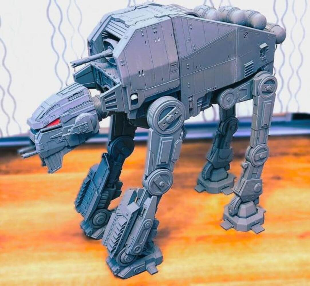 At-M6 Walker 3D Model by 3dprintmodel91