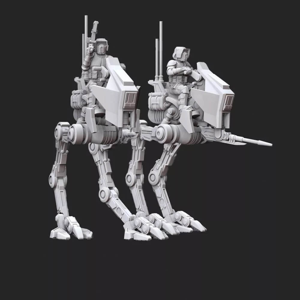 At-RT - Star Wars 3D Model by 3dprintmodel91