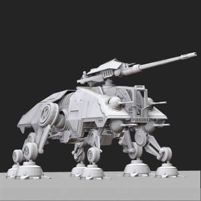 At-Te - Star Wars 3D Model by 3dprintmodel91