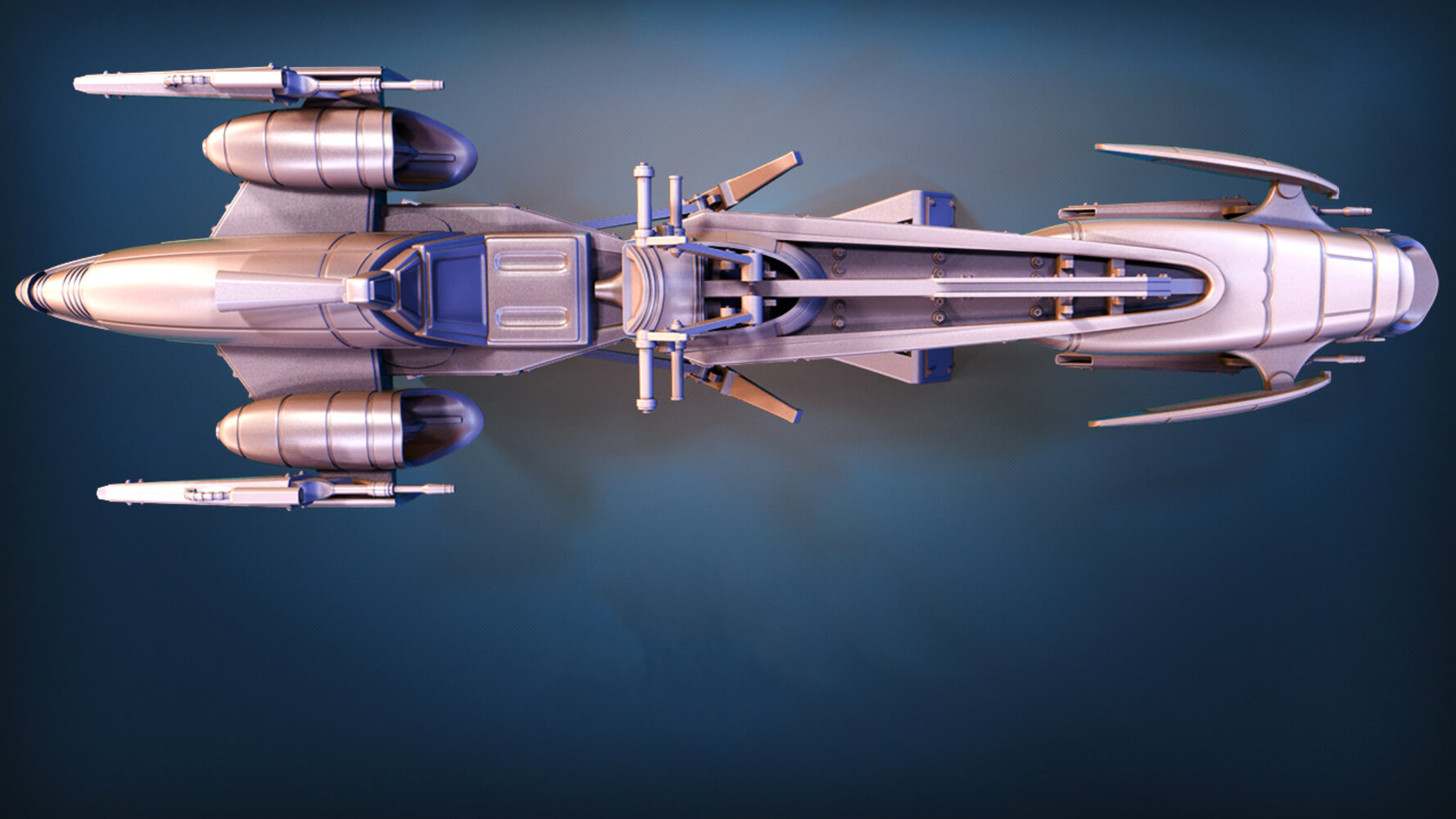 Barc Speeder - Star Wars 3D Model by 3dprintmodel91