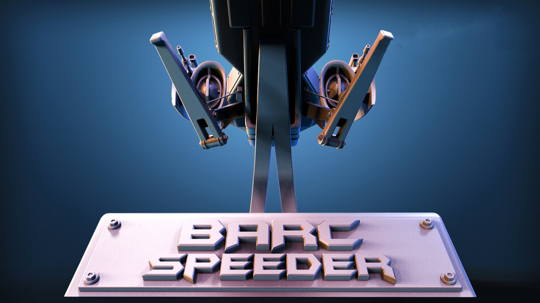 Barc Speeder - Star Wars 3D Model by 3dprintmodel91