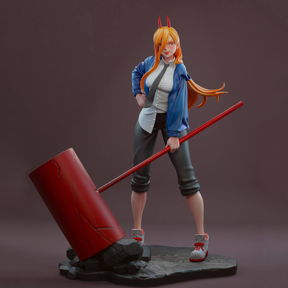 Chainsaw Man Power - 3D Model by 3dprintmodel91