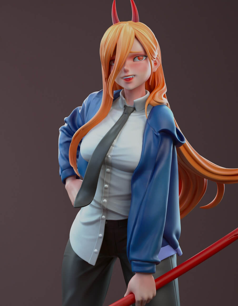 Chainsaw Man Power - 3D Model by 3dprintmodel91