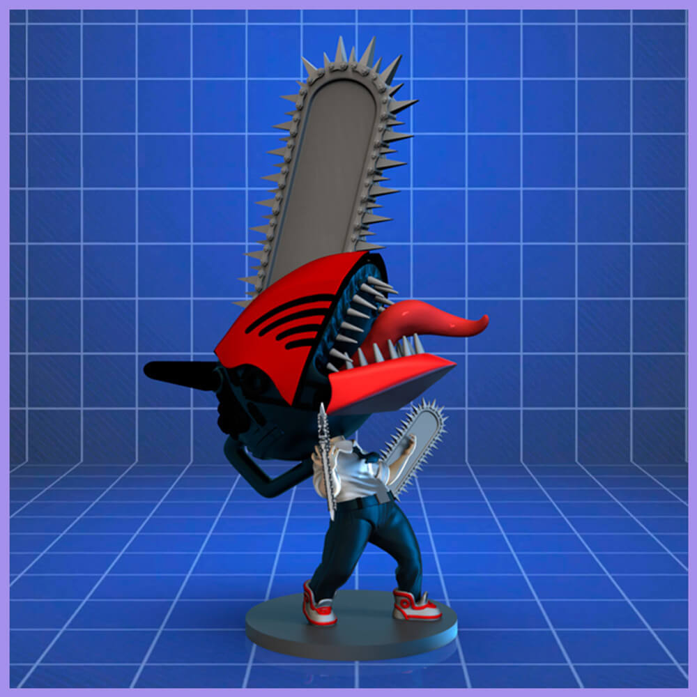 Chibi Denji Figure - 3D Model by 3dprintmodel91