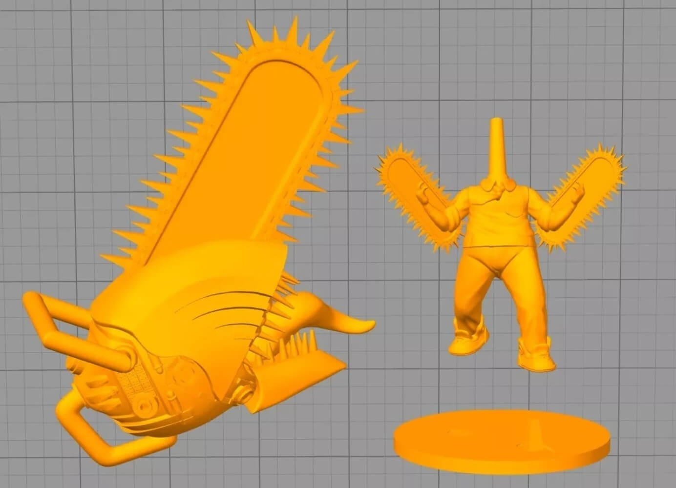 Chibi Denji Figure - 3D Model by 3dprintmodel91