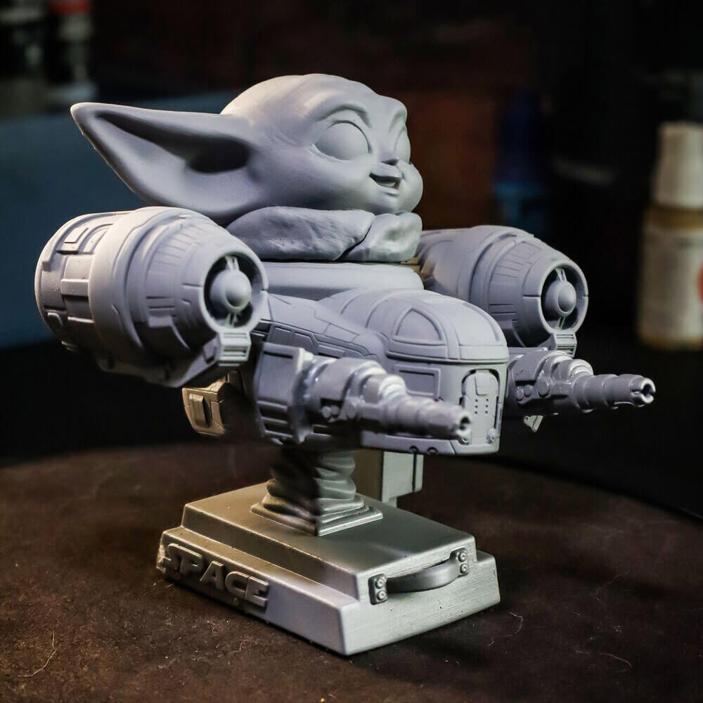 Chibi Grogu - Mandalorian 3D Model by 3dprintmodel91