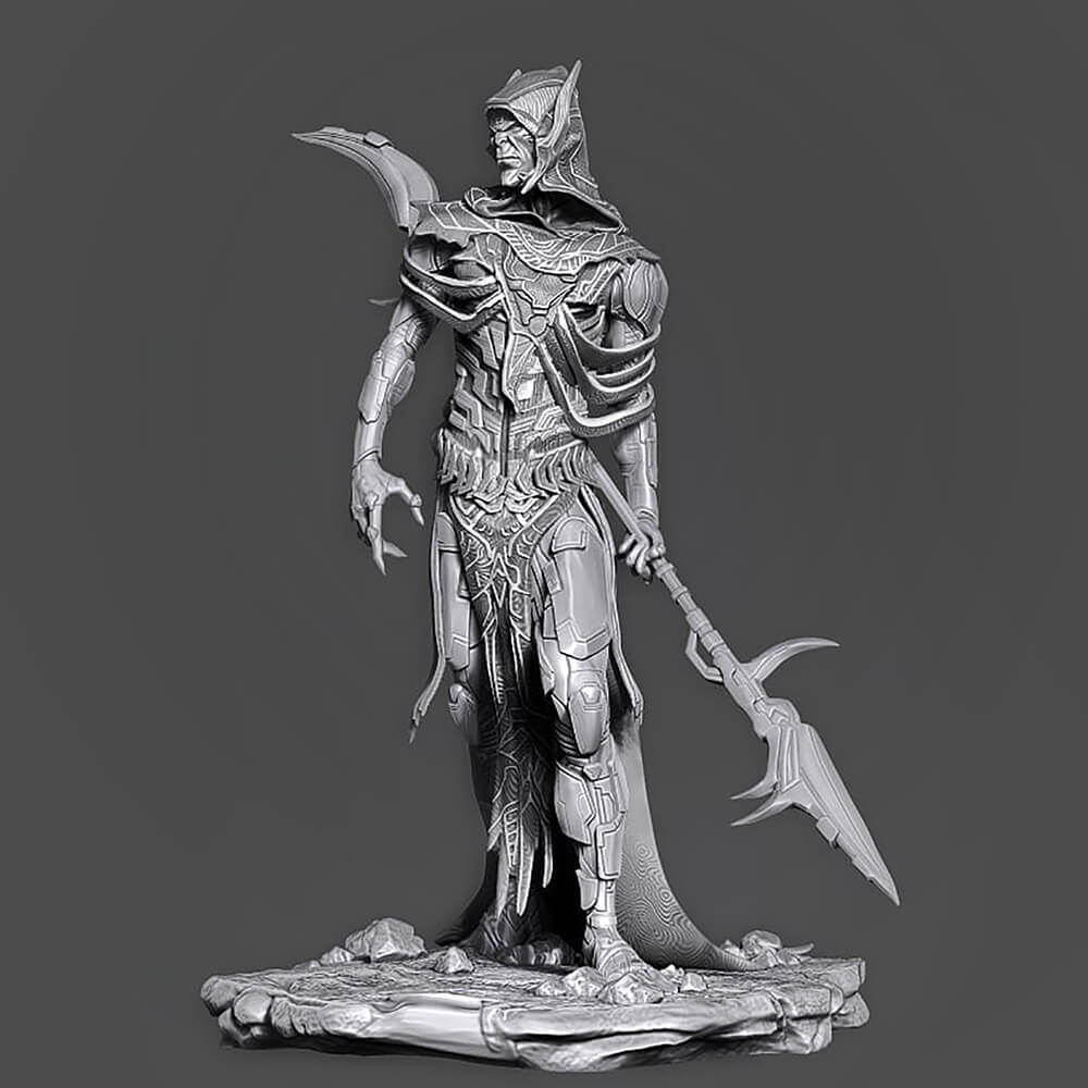 Corvus Glaive - 3D Model by 3dprintmodel91