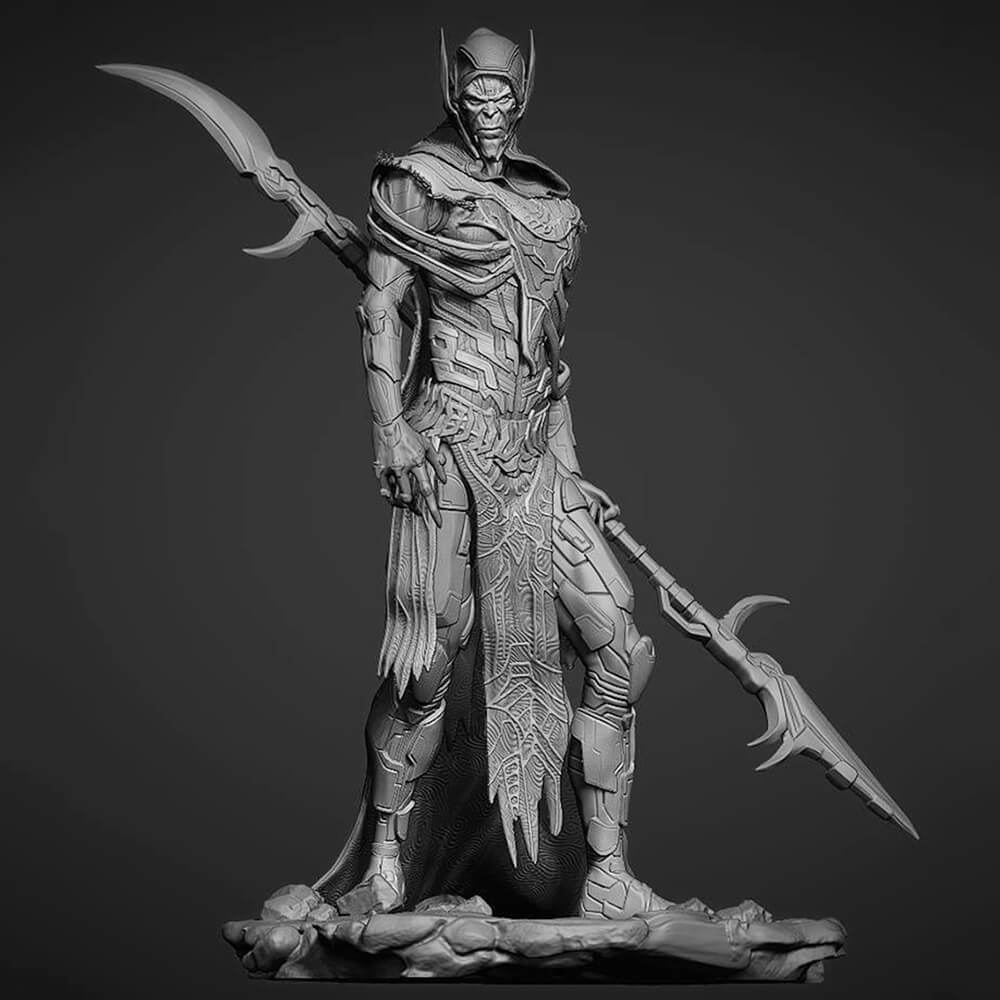 Corvus Glaive - 3D Print Model by 3dprintmodel91