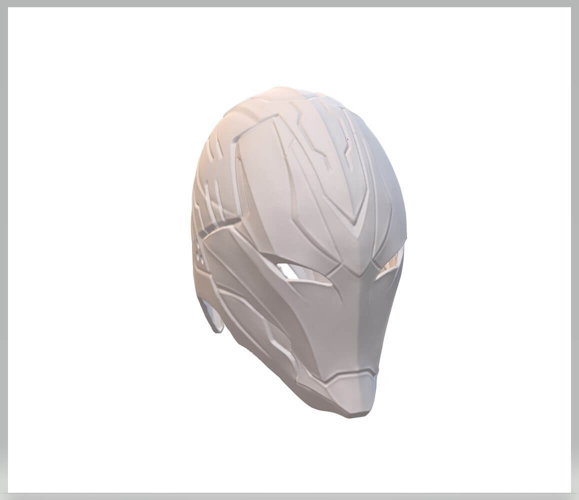 Dark Armor Iroman Helmet - 3D Model by 3dprintmodel91