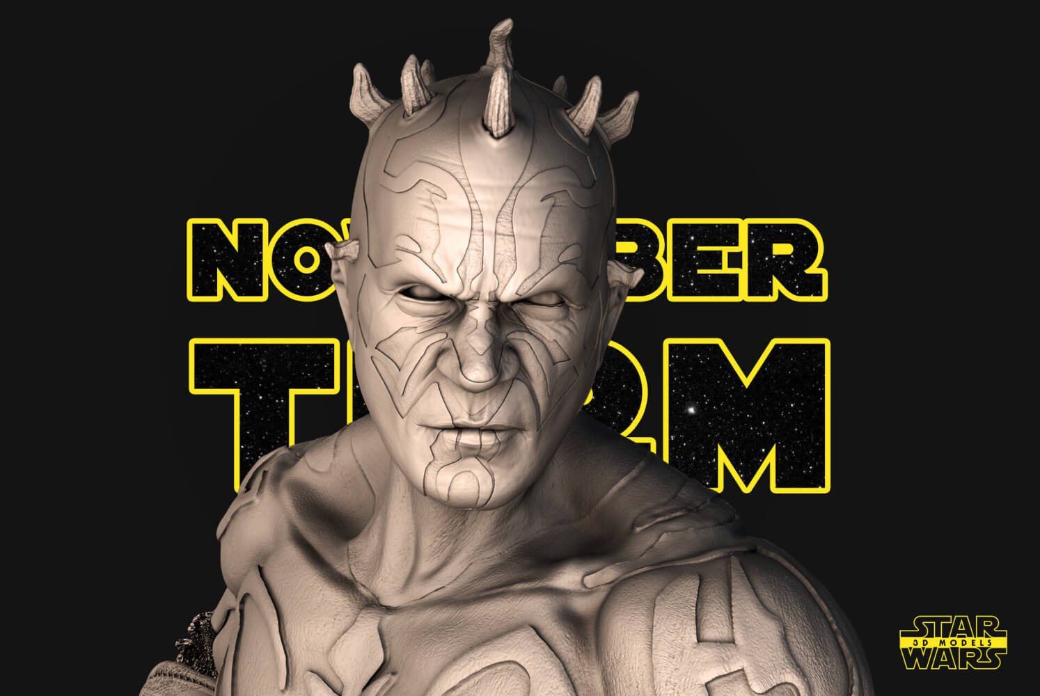 Darth Maul - Star Wars 3D Model by 3dprintmodel91