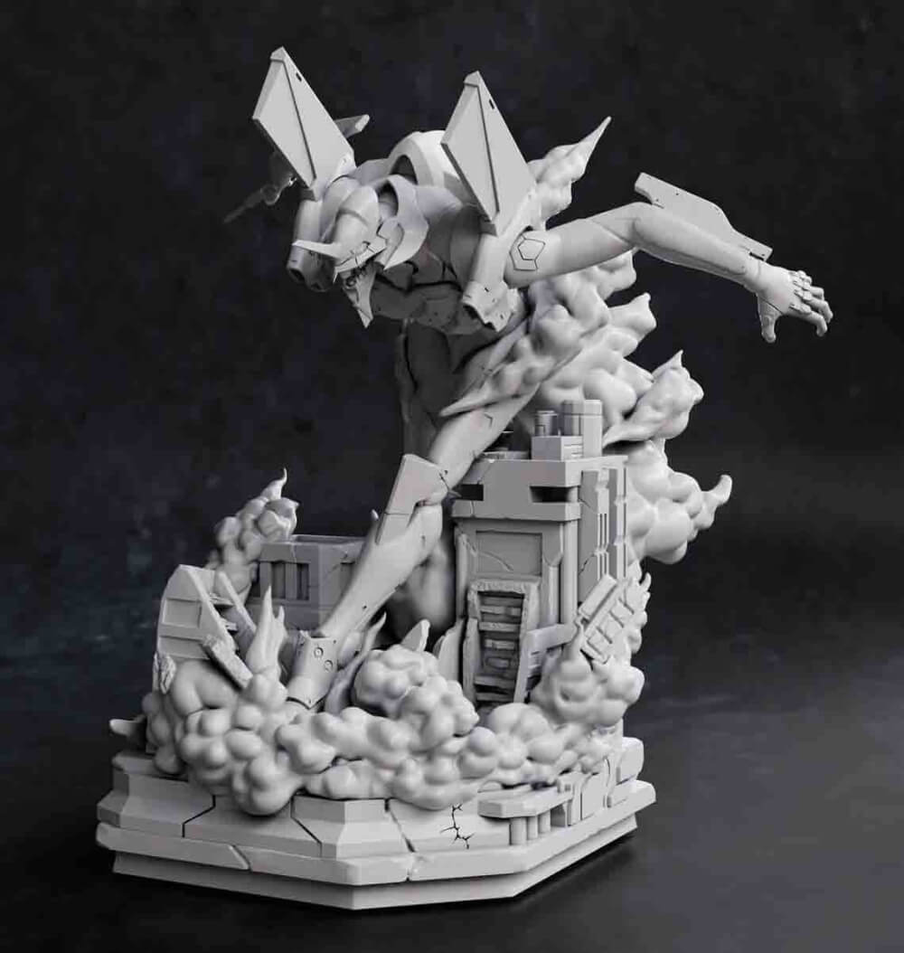 EVA01 - Neon Genesis Evangelion 3D Model by 3dprintmodel91