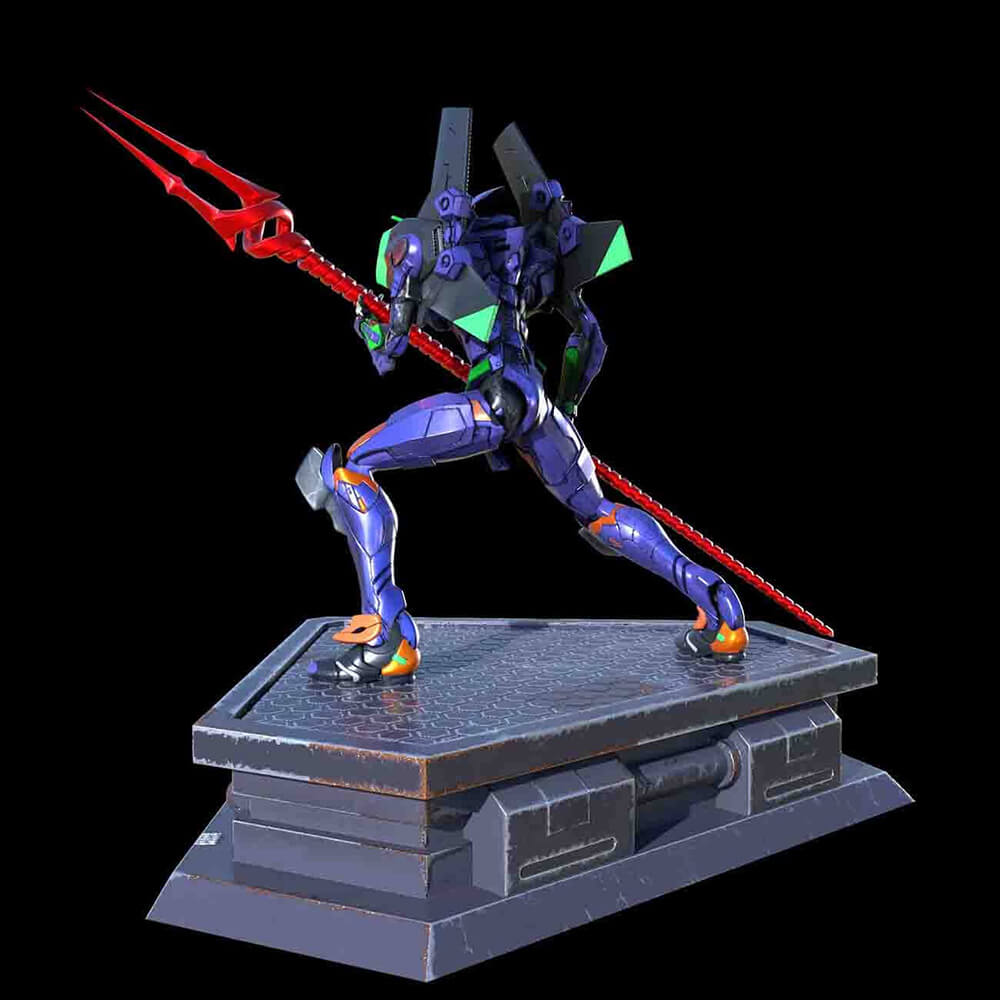 Evangelion Figure - 3D Model by 3dprintmodel91