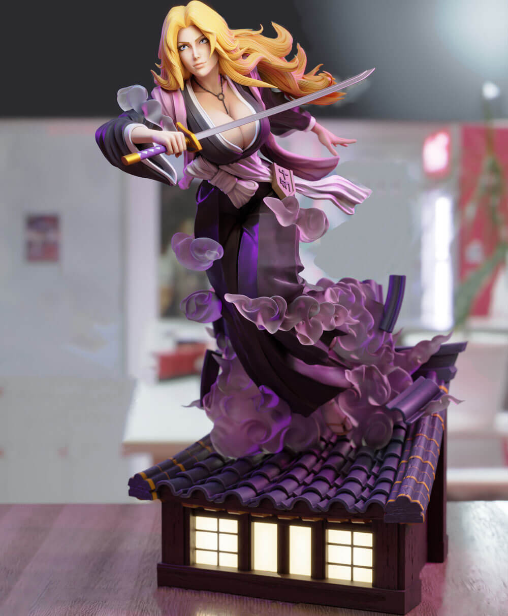 Rangiku Matsumoto - 3D Model by 3dprintmodel91