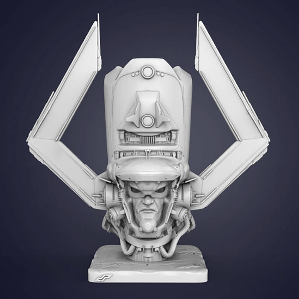 Galactus Bust - 3D Model by 3dprintmodel91