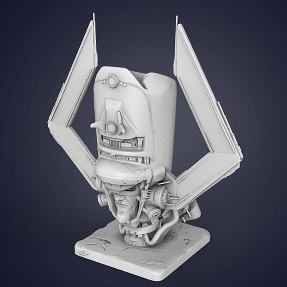 Galactus Bust - 3D Model by 3dprintmodel91
