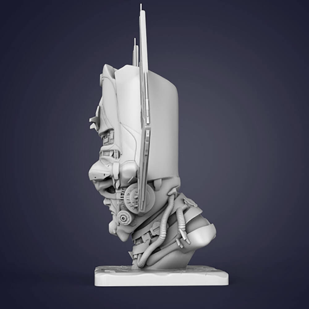 Galactus Bust - 3D Model by 3dprintmodel91