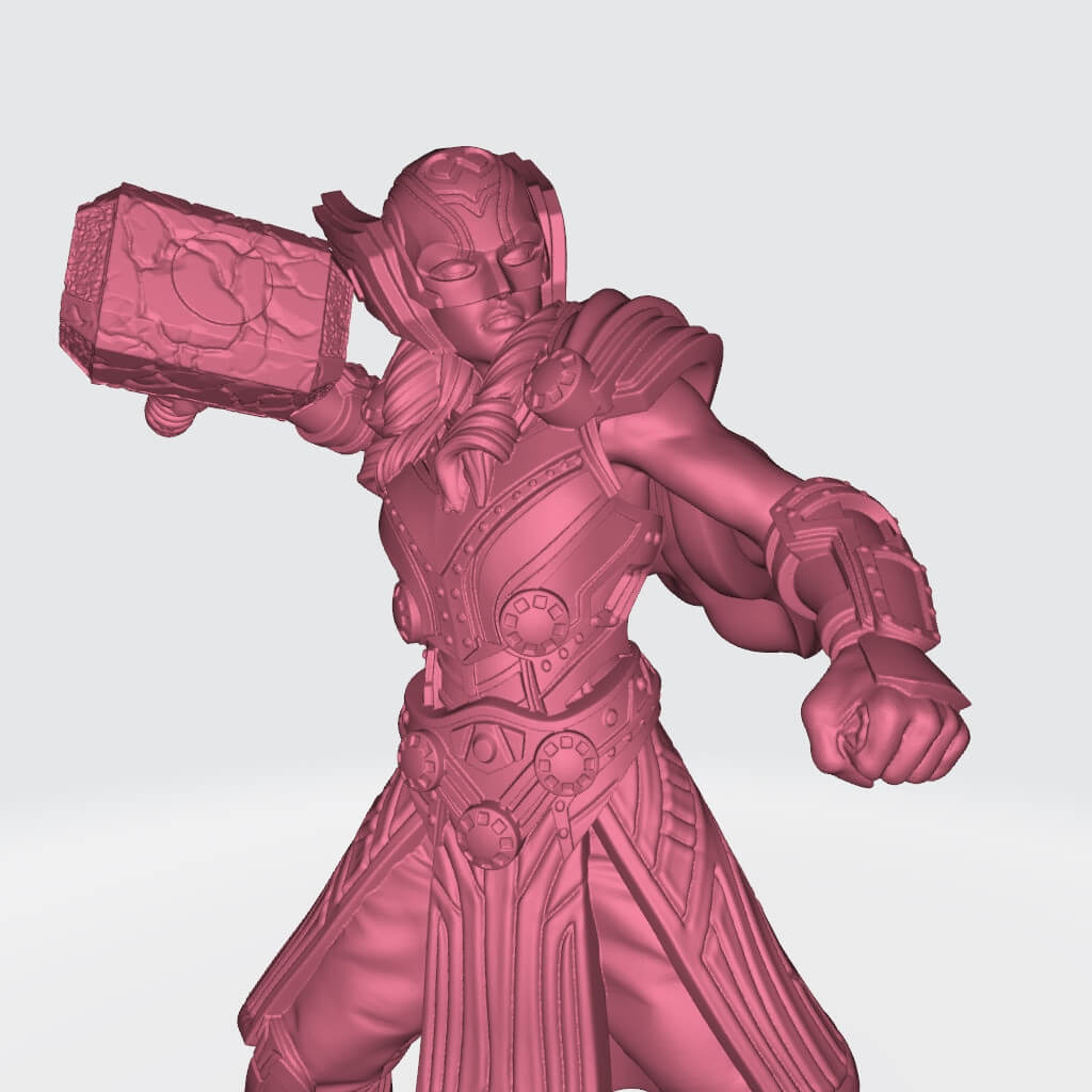 Jane Foster Thor - 3D Model by 3dprintmodel91