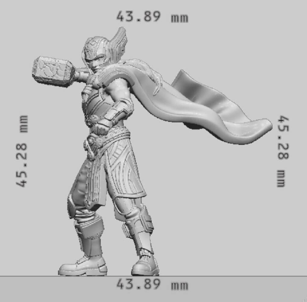 Jane Foster Thor - 3D Model by 3dprintmodel91