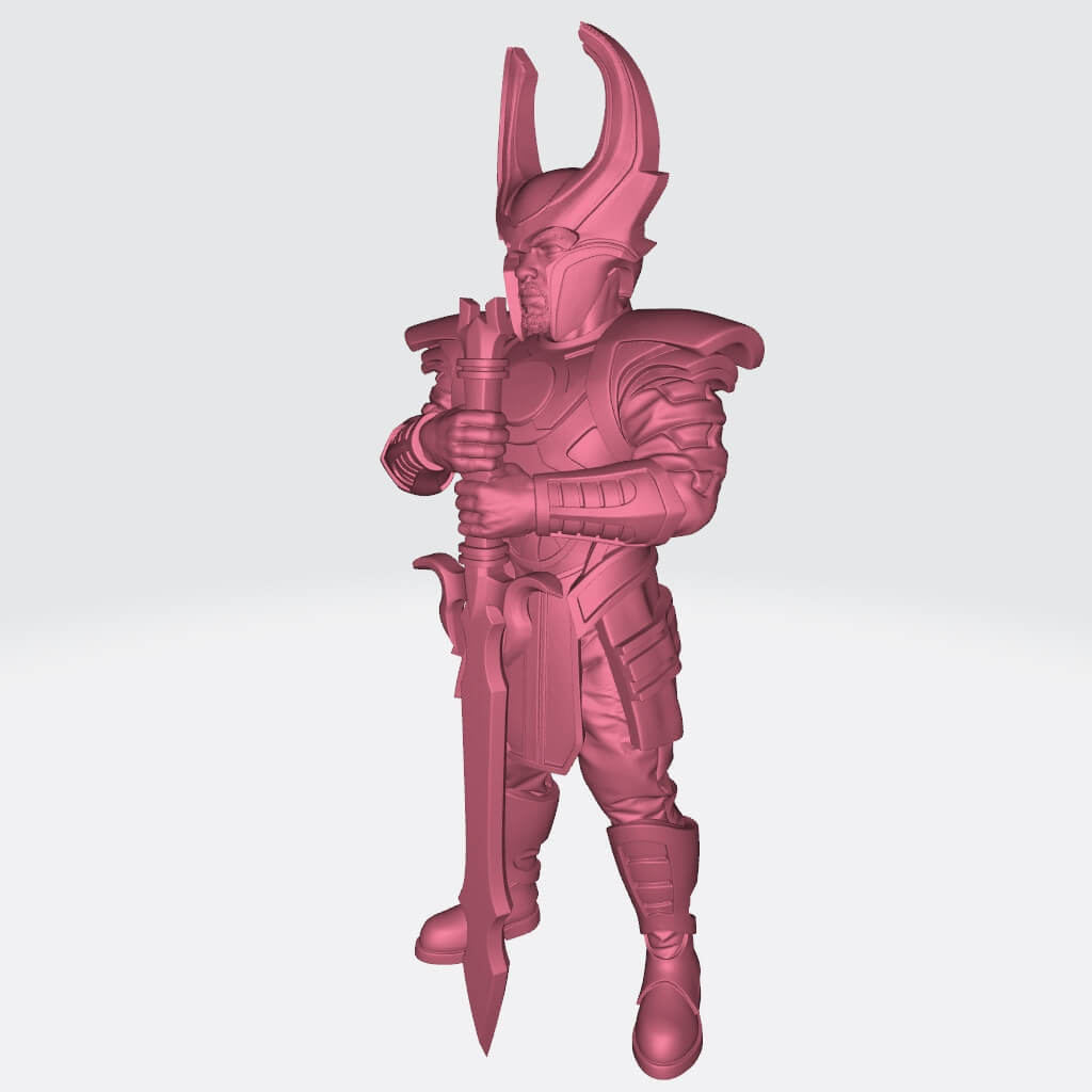 Heimdall (Gatekeeper) Fanart - 3D Model by 3dprintmodel91