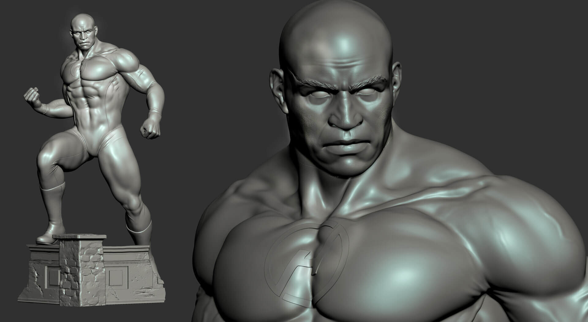 Herico Super Hero Character - 3D Model by 3dprintmodel91