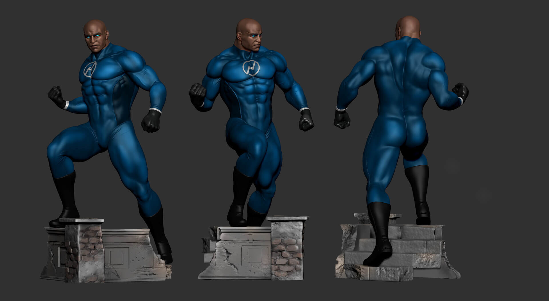 Herico Super Hero Character - 3D Model by 3dprintmodel91