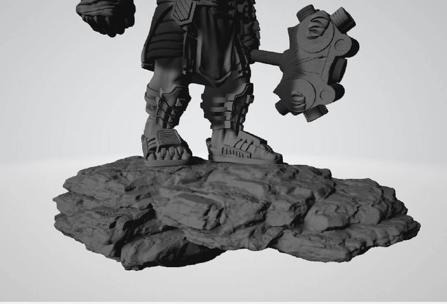 Hulk Arena Statue - 3D Model by 3dprintmodel91