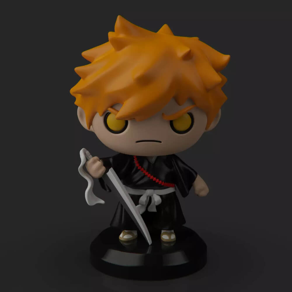 Ichigo Chibi - Bleach 3D Model by 3dprintmodel91