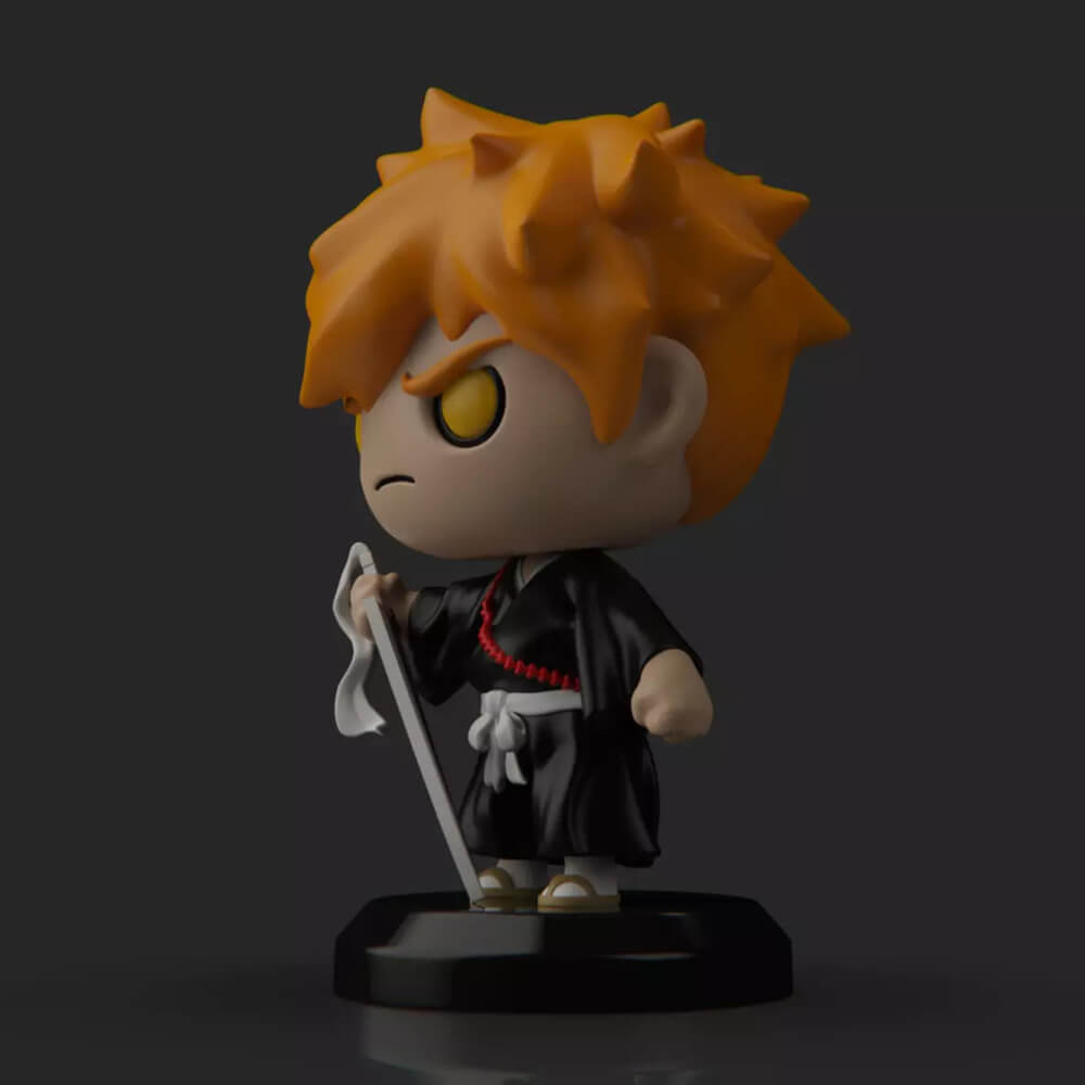 Ichigo Chibi - Bleach 3D Model by 3dprintmodel91