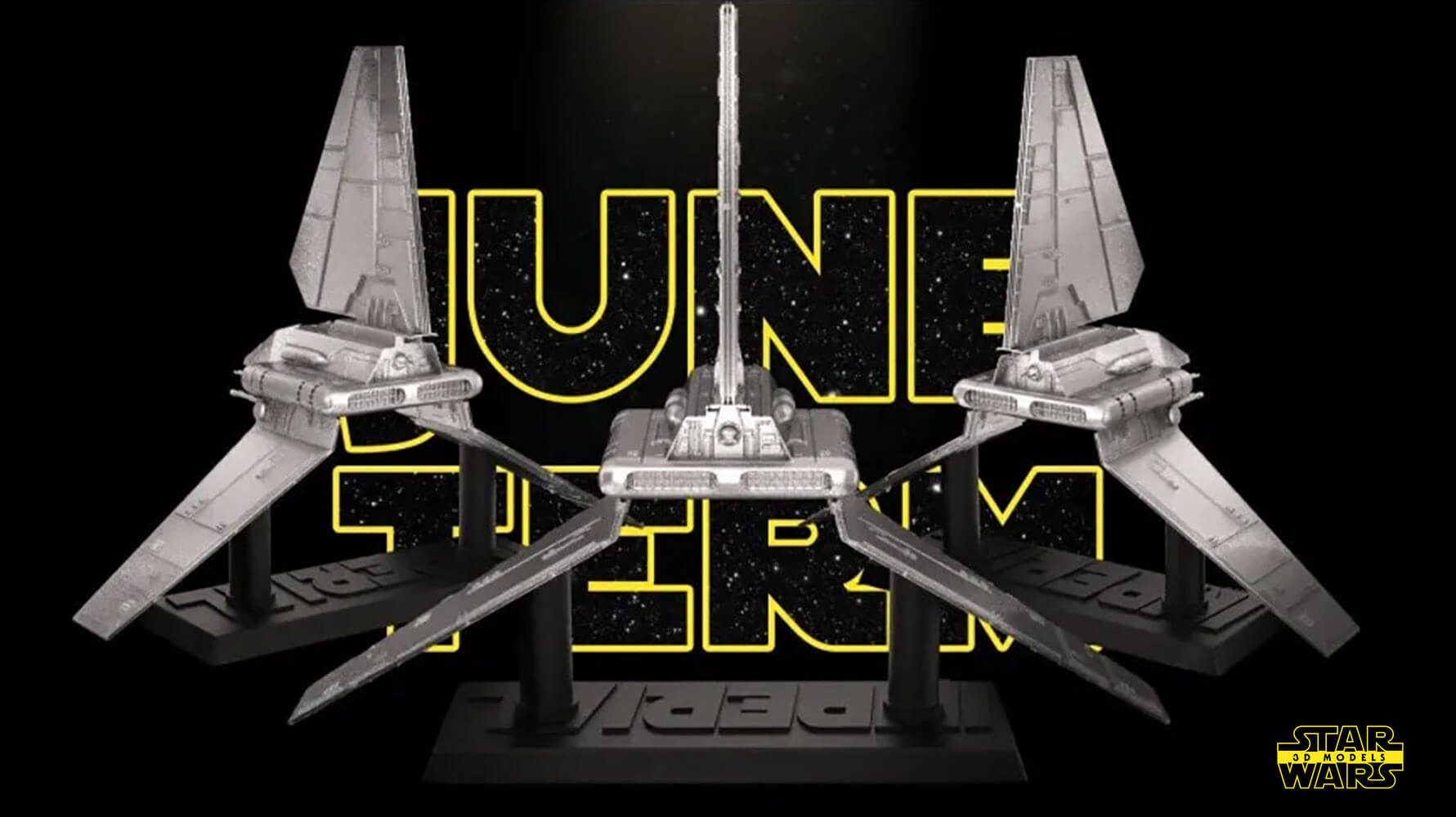 Imperial Lambda - Star Wars 3D Model by 3dprintmodel91